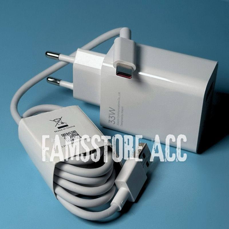 Jual CHARGER XI4OMI TYPE C POWER CHARGER 33W REDMI NOTE 9/ 9 PRO/ NOTE ...