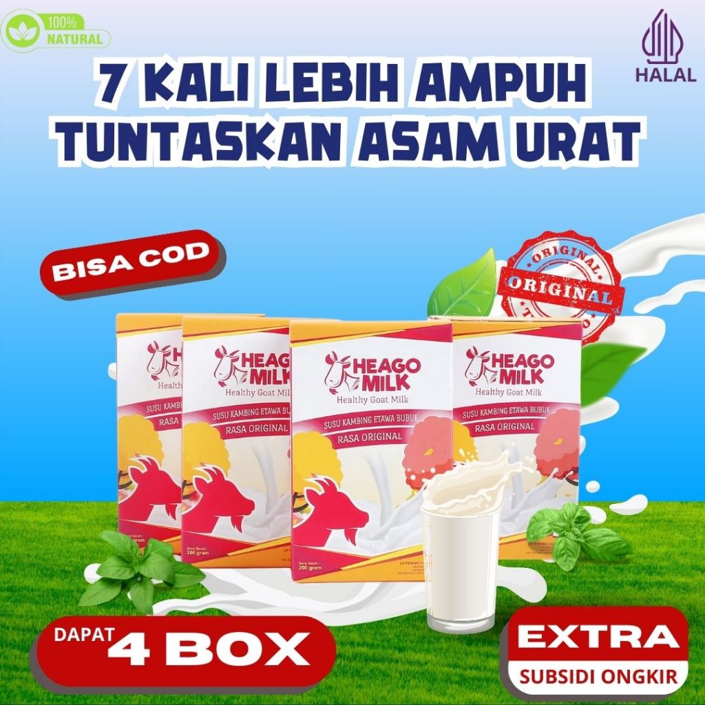 Jual (PROMO) Heago Rasa Original - Susu Kambing Etawa Premium Bubuk ...