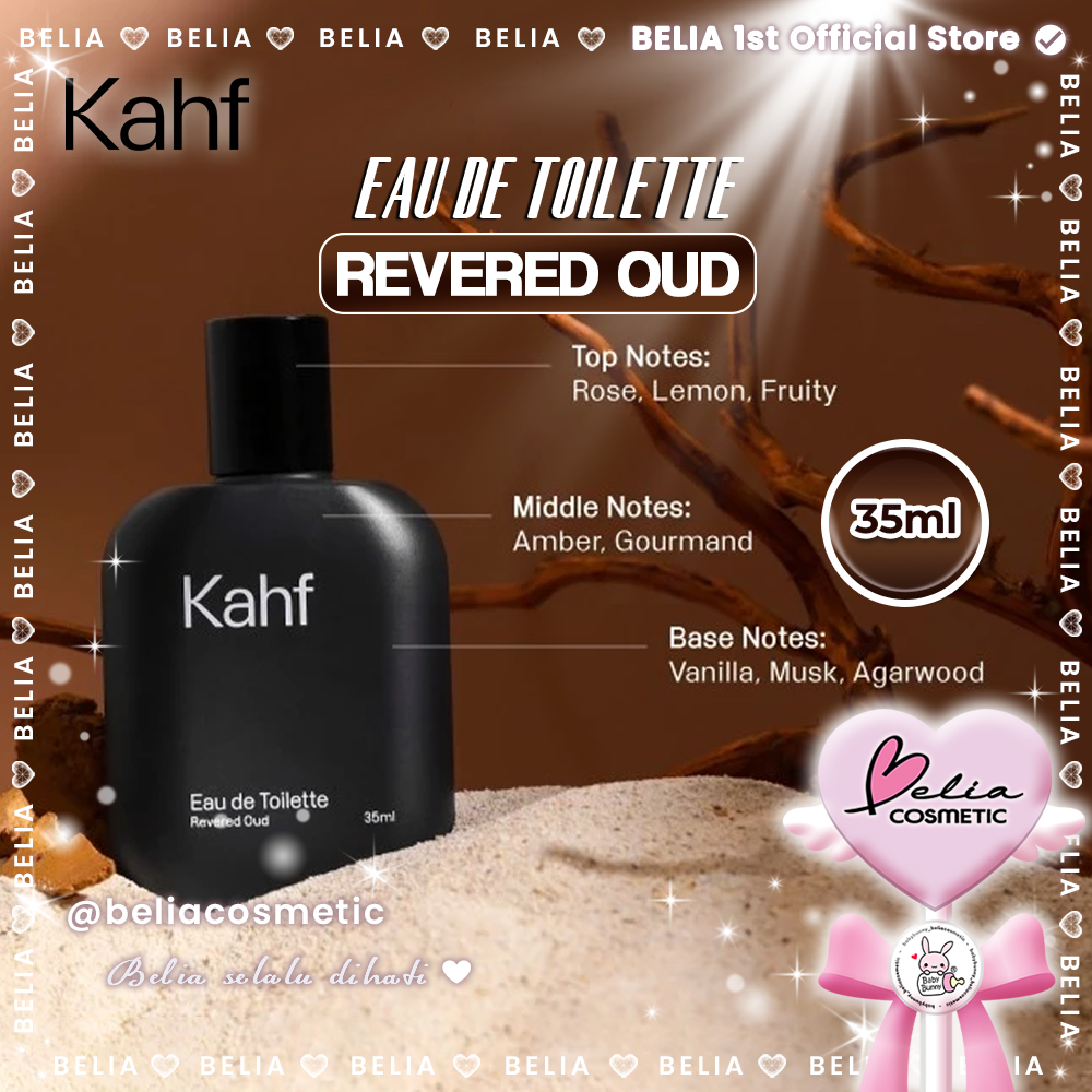 Jual BELIA KAHF Eau de Toilette Revered Oud | Parfum Laki-laki | Shopee ...