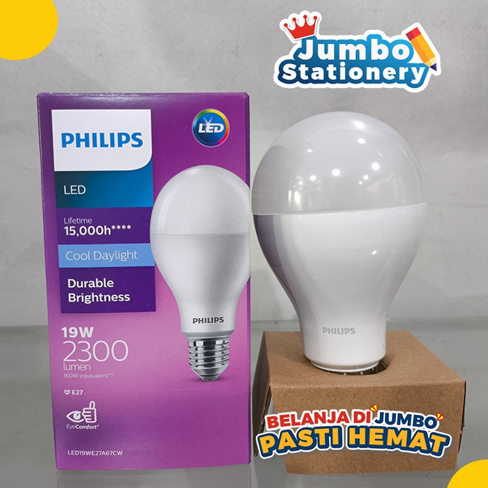 Jual Lampu Bohlam LED Philips 19 Watt 19W 19Watt 19 W ( Nyala Putih ) | Shopee Indonesia