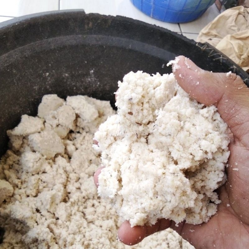 Jual ampas tahu permentasi 1kg, dage, ongok, semi kering | Shopee Indonesia