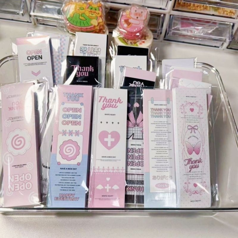 Jual [baca deskripsi] sealing sticker strip packing seal sticker ...