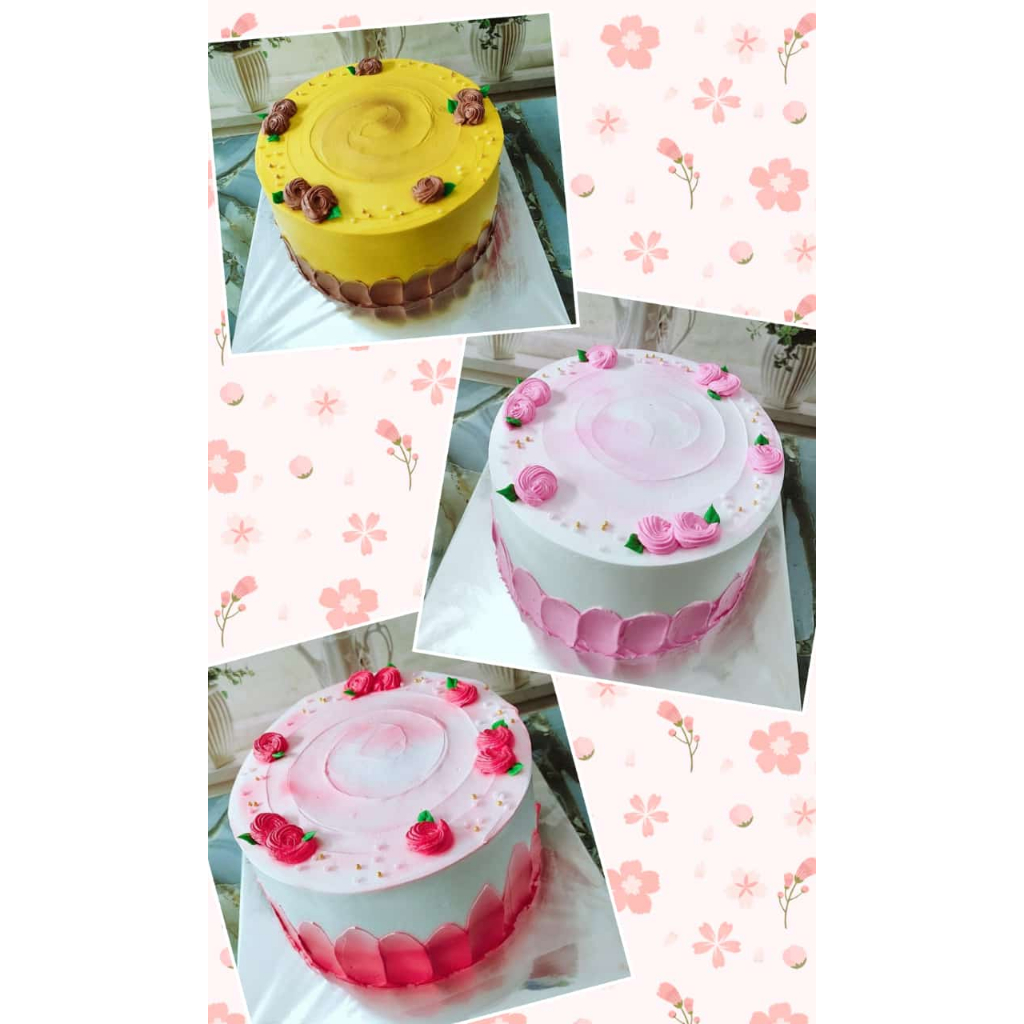 Jual Kue Ulang Tahun Bunga / Kue Ultah Bunga / Black Forest Tema Bunga ...