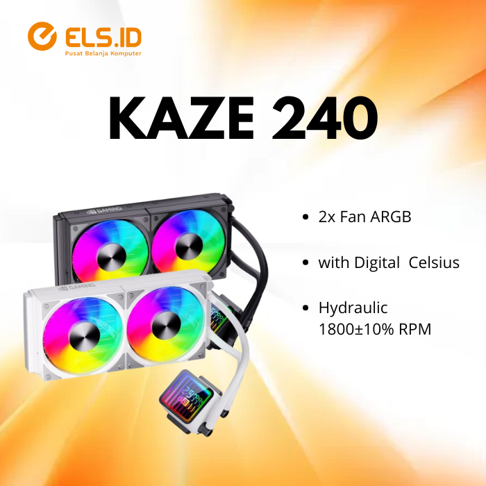Jual Digital Alliance Kaze 240 with Digital Celsius ARGB Liquid CPU Cooler | Shopee Indonesia