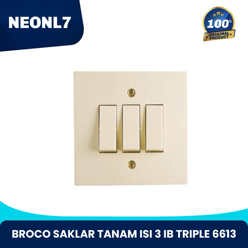 Jual BROCO SAKLAR TANAM ISI 3 IB TRIPLE 6613 | Shopee Indonesia