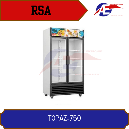 Jual Showcase RSA Topaz-750 / Showcase 2 Pintu / Showcase 730l | Shopee ...