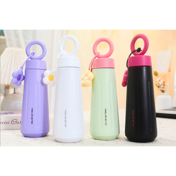 Jual Termos Botol Minum Stainless Steel "MAKE LIFE BETTER" i Termos ...