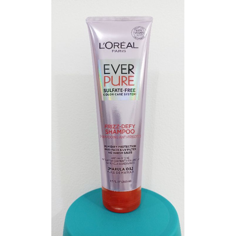 Jual Loreal Paris EverPure Frizz Defy Shampoo with Marula Oil 250ml ...
