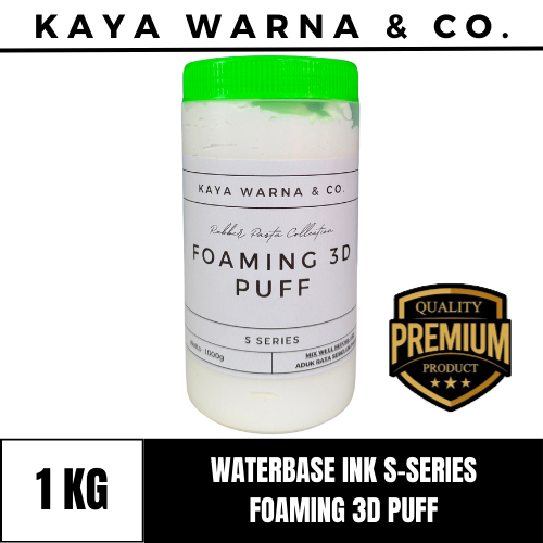 Jual Tinta Sablon Waterbase Ink FOAMING 3D PUFF S-Series KAYA WARNA ...
