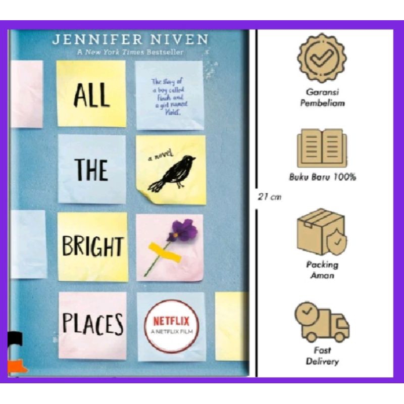 Jual All The Bright places - Jenniver Niven (English) | Shopee Indonesia