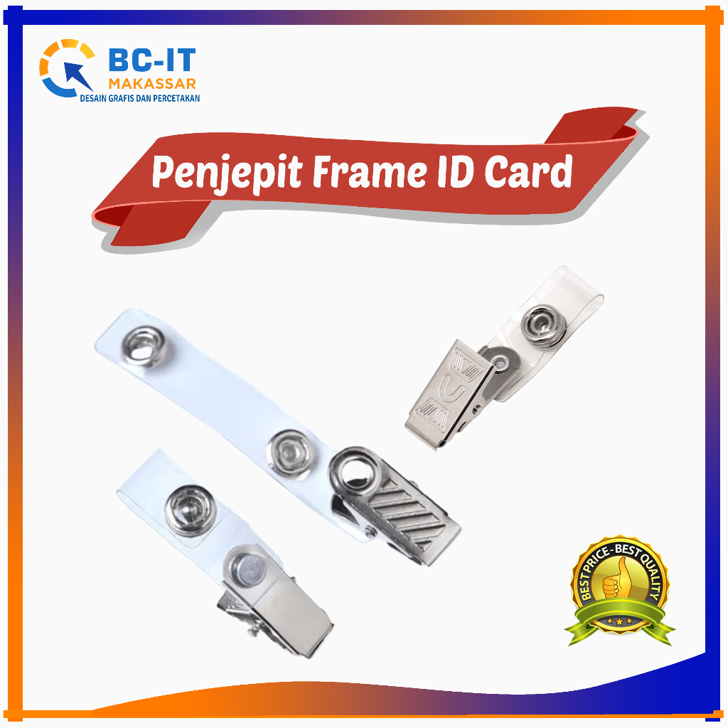 Jual Jepit Besi - Penjepit Frame ID Card | Shopee Indonesia