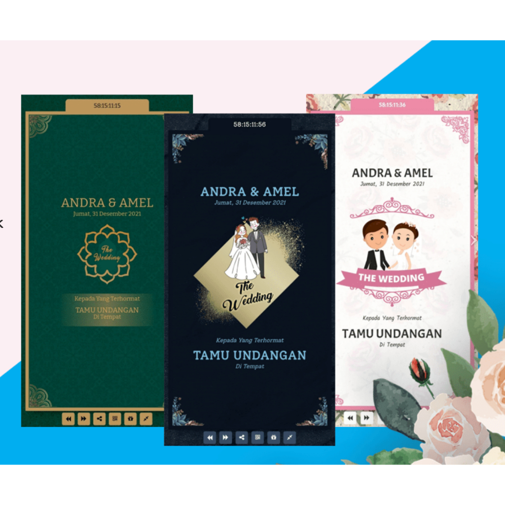 Jual Undangan Pernikahan Digital Website Web | Shopee Indonesia