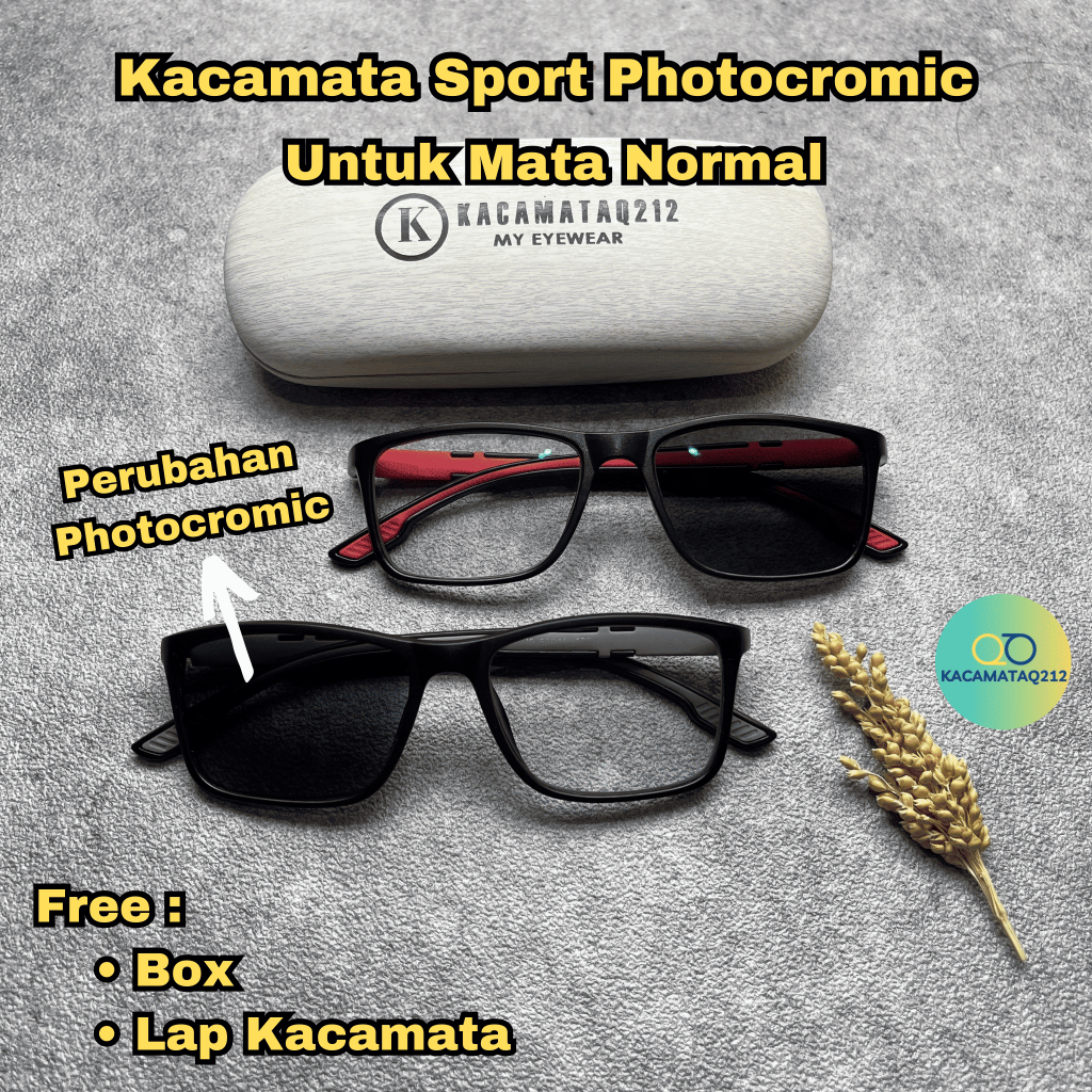 Jual Kacamata Sport Photocromic Pria Terbaru Mata Normal | Shopee Indonesia