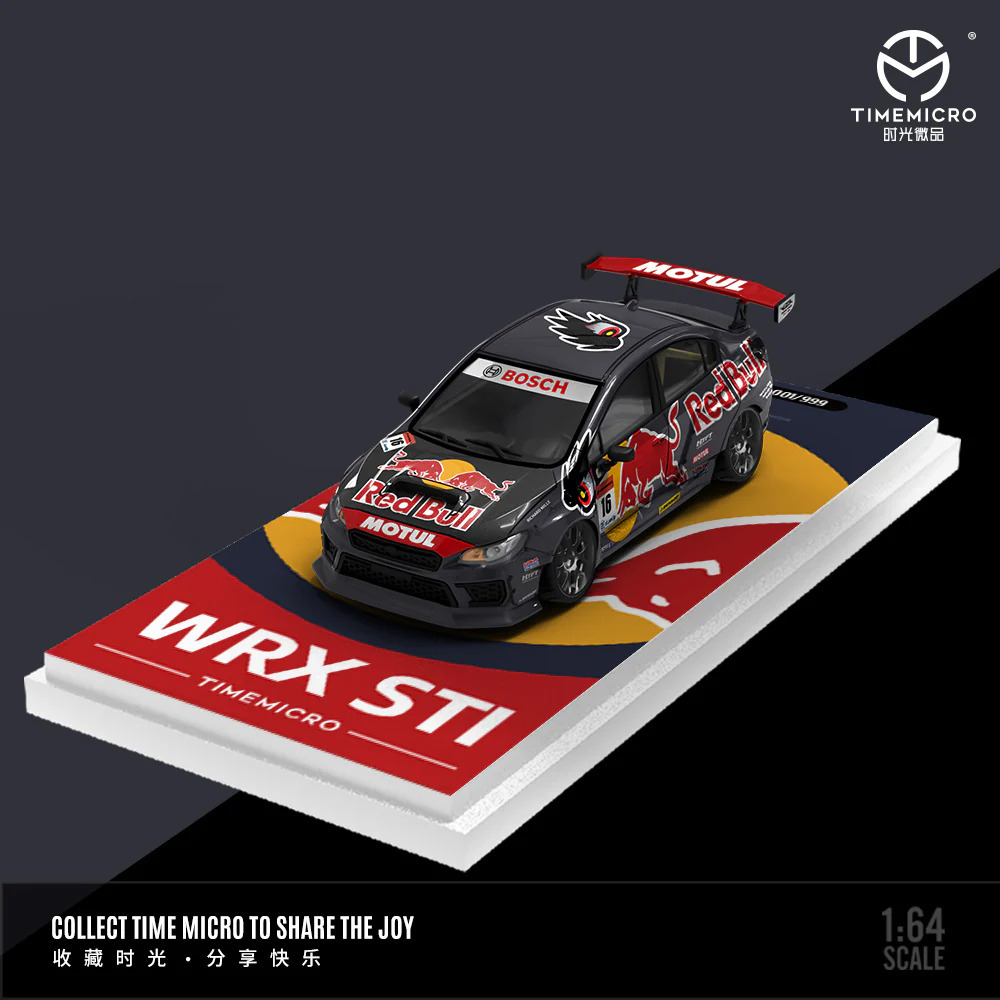 Jual TM645430 - Time Micro 1:64 Subaru WRX STI Red Bull Livery | Shopee ...