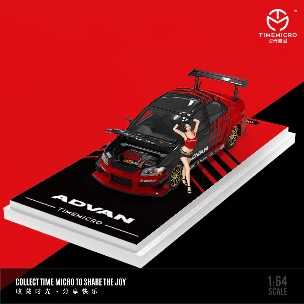 Jual TM800205-1 - Time Micro 1:64 Mitsubishi Evolution IV Advan Livery ...