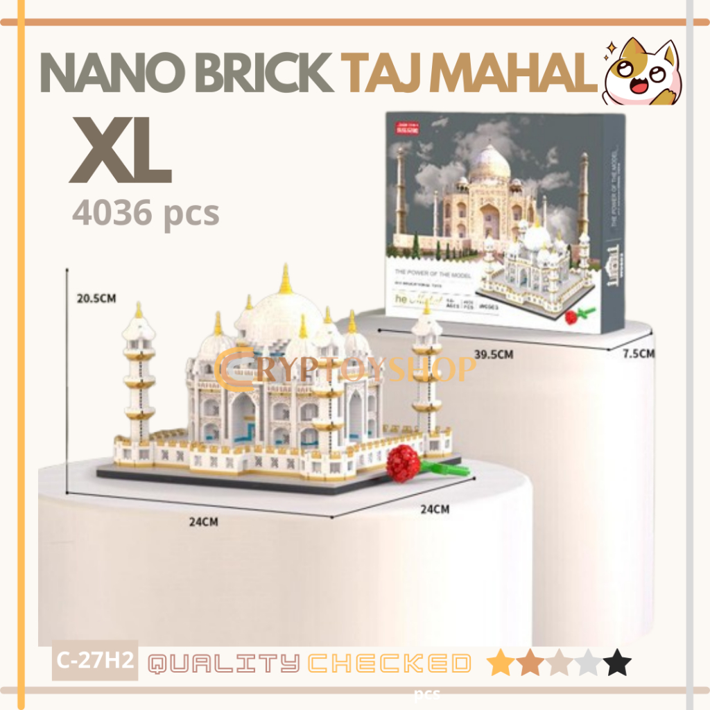 Jual NANO BRICK TAJ MAHAL MOSQUE MASJID MAINAN BALOK SUSUN ANAK UKURAN ...