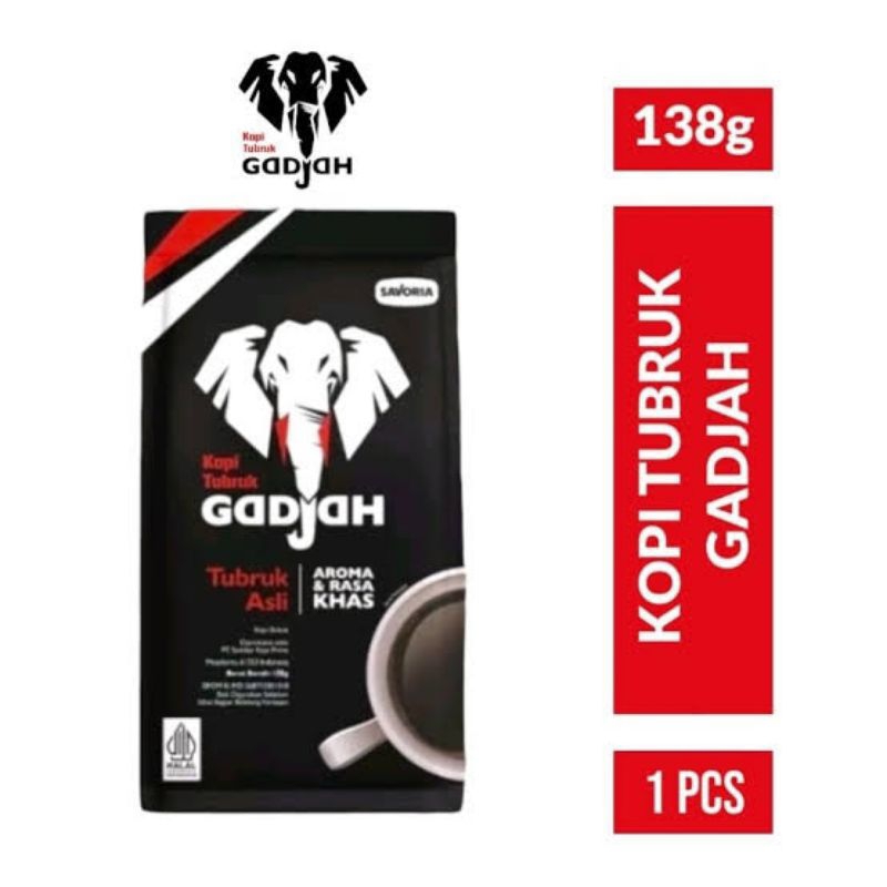 Jual KOPI GADJAH TUBRUK ASLI 138G | Shopee Indonesia
