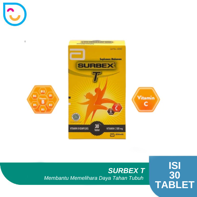 Jual Surbex T Isi 30 Tablet Suplemen Membantu Memelihara Kesehatan Otot ...