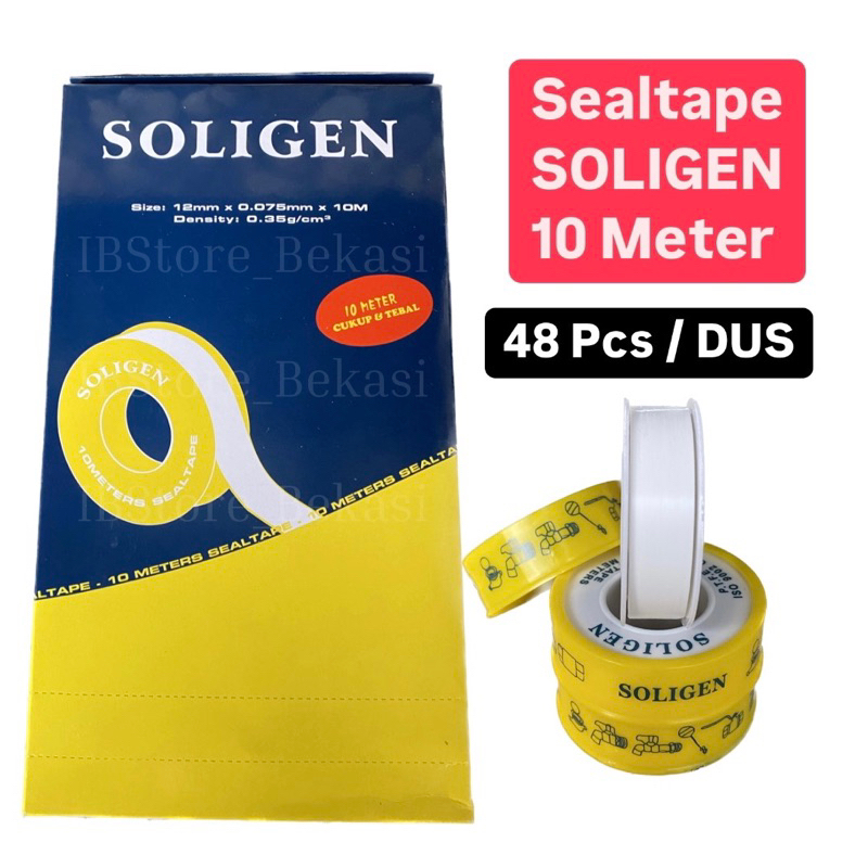 Jual Sealtape Kran Soligen 10 Meter 48 PCS / Siltip Kran Air 1 DUS ...