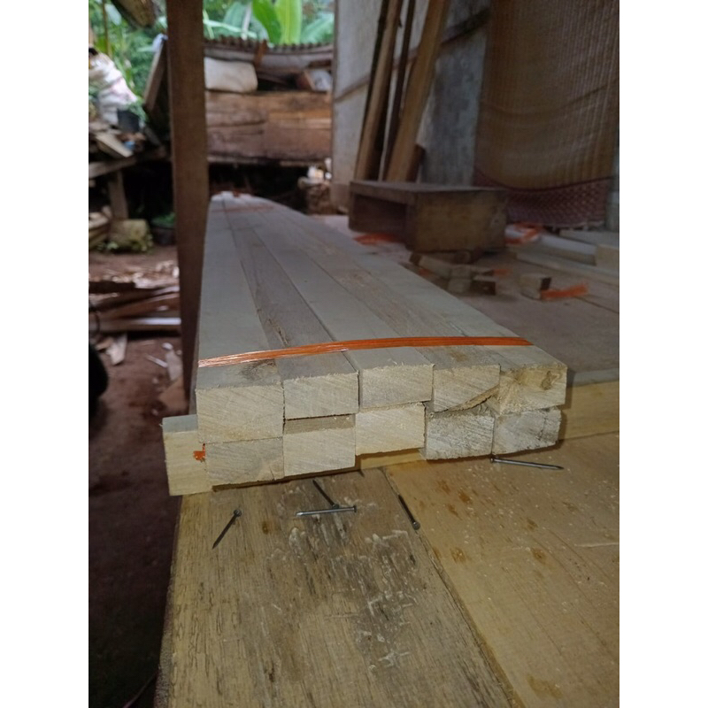 Jual Kayu 2x3 reng kayu paket isi 10 batang kayu solid kayu reng ...