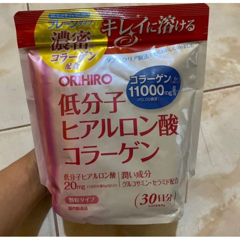 Jual Orihiro Collagen Plus Hyaluronic Acid 180gram | Shopee Indonesia