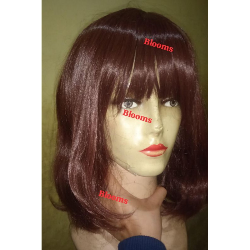Jual Wig Coklat pendek / 40- 45 cm Cap sisir lupa brand no minus ...