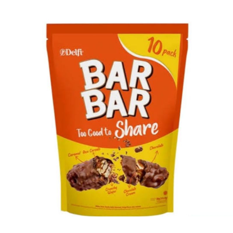 Jual Delfi Bar Bar Share Chocolate Isi 10 Pcs | Shopee Indonesia