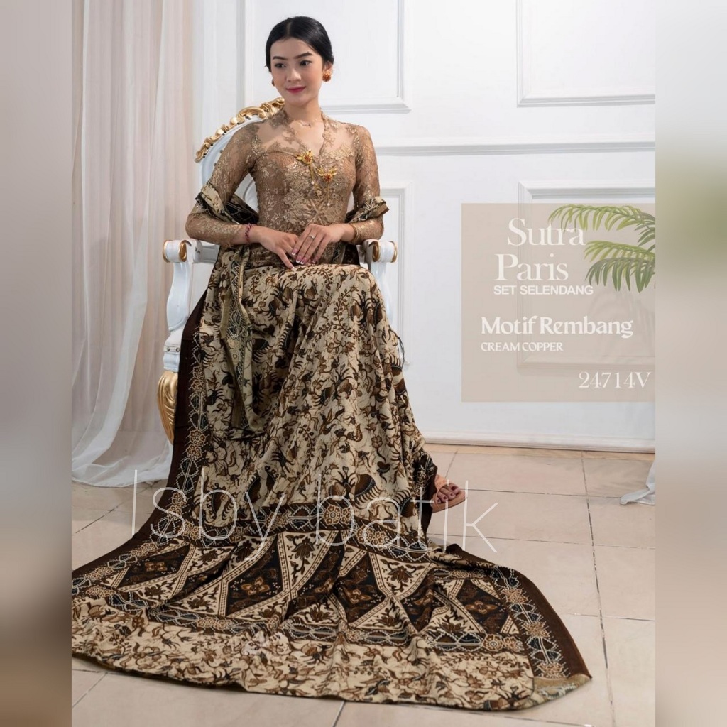 Jual kamen set selendang atbm motif batik 2025 | Shopee Indonesia