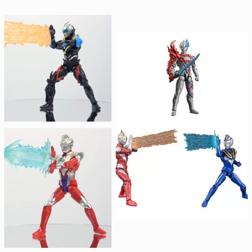Jual Chodo figure ultraman alpha 7 gaia agul v2 geed galaxy rising z gamma future + option set ...