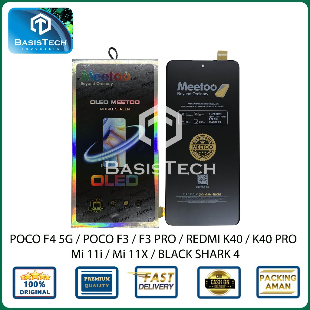 Jual LCD XIAOMI POCO F4 5G - POCO F3 PRO - F3 - REDMI K40 PRO - K40 - MI 11i - Mi 11X - BLACK ...