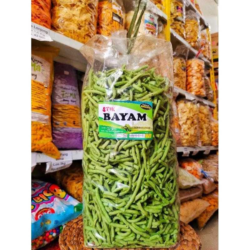 Jual Stik Bayam 1Kg Stick Bayam Renyah Asin Gurih Enak Cemilan Sehat ...
