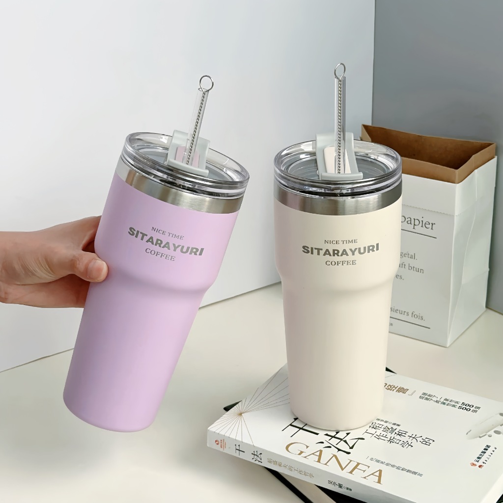 Jual SITARAYURI Tumbler Cup Mobil ZF036 700ml Tutup Putar Stainless ...