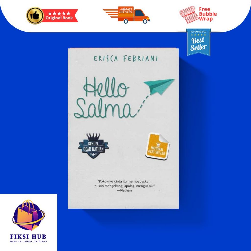 Jual Buku Novel Hello Salma -Erisca Febriani -Coconut Book | Shopee Indonesia