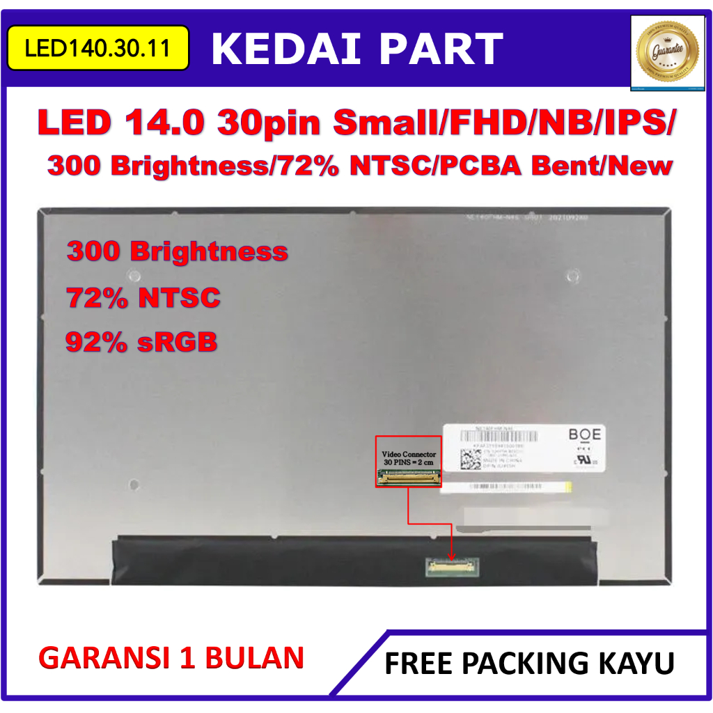 Jual LCD LED Asus ZenBook 14 UX433 UX433FN UX433F UX433FA 14.0 14 Inch ...