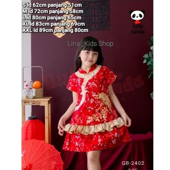 Jual Cheongsam anak / Qipao anak / Dress imlek anak / Baju sincia anak ...