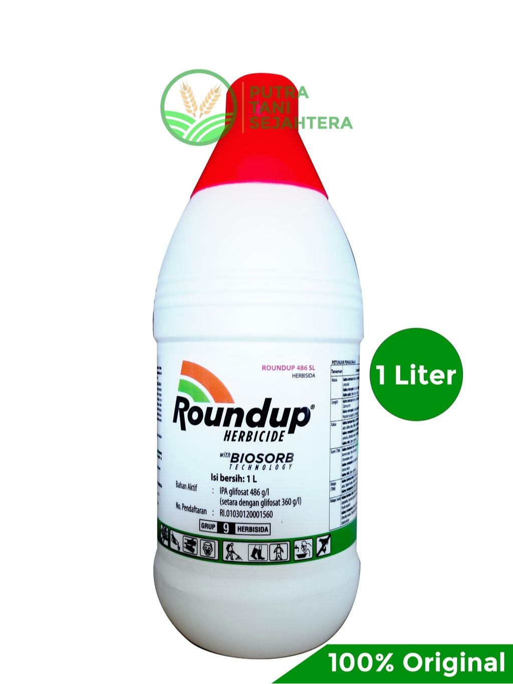 Jual Herbisida ROUNDUP 486SL Pembasmi rumput 1 Liter | Shopee Indonesia