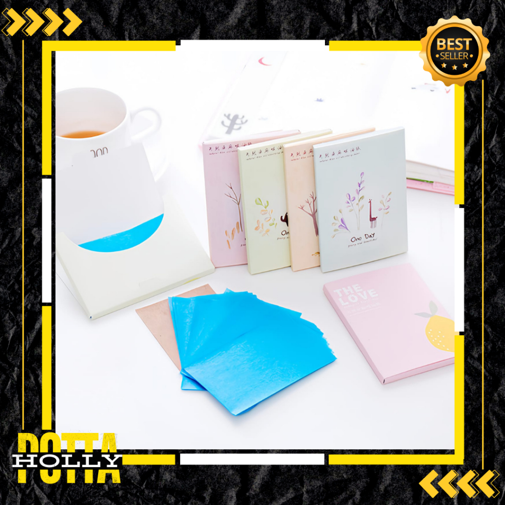 Jual POTTAHOLLY Kertas Tissue Wajah Penyerap Minyak / Kertas Linen ...