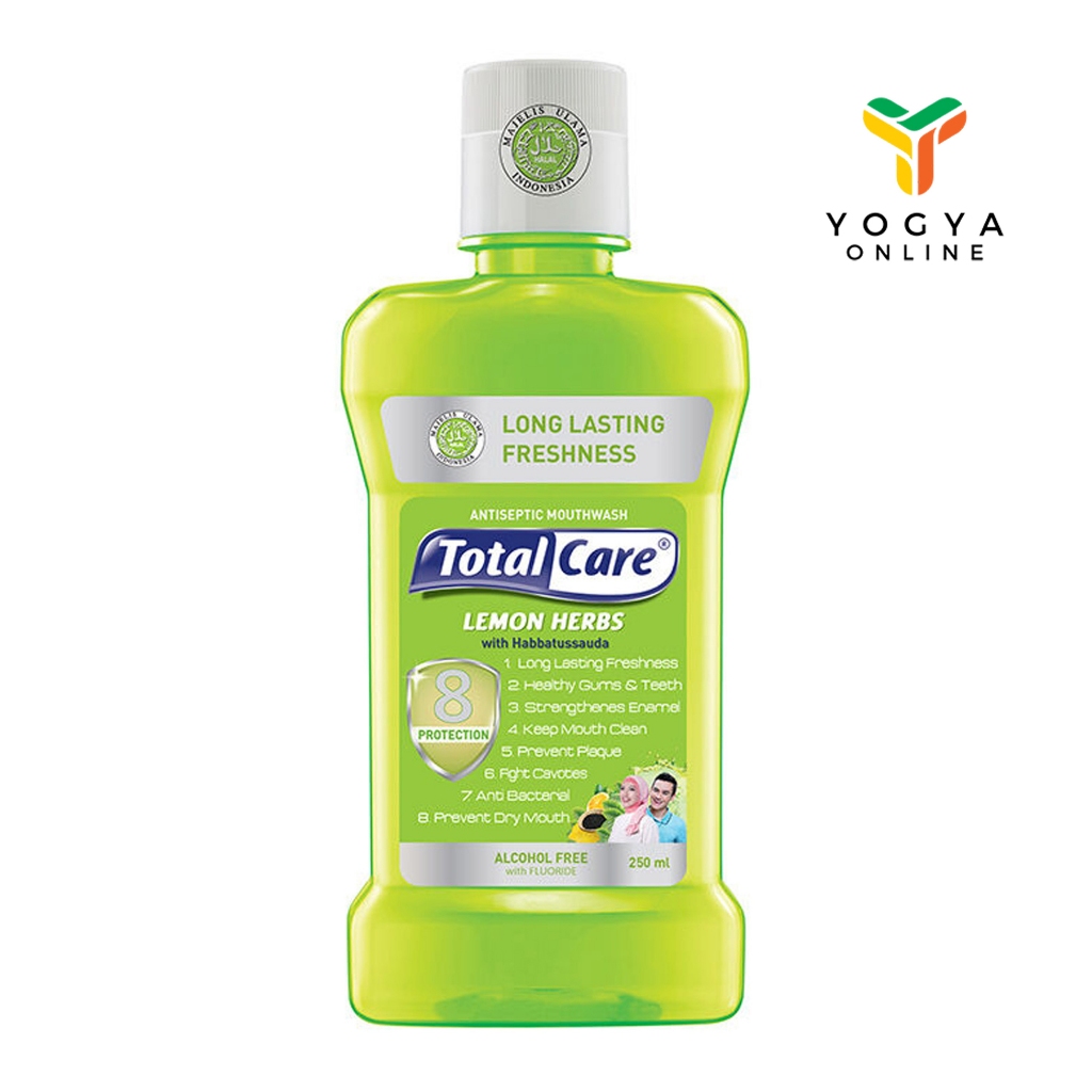 Jual Total Care Mouthwash Lemon 250 Ml | Shopee Indonesia