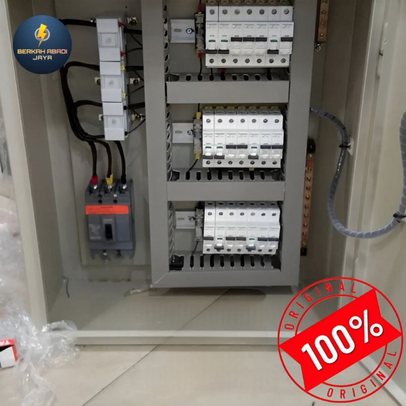 Jual panel distribusi 3phase 50a digital meter panel pembagi panel sdp ...