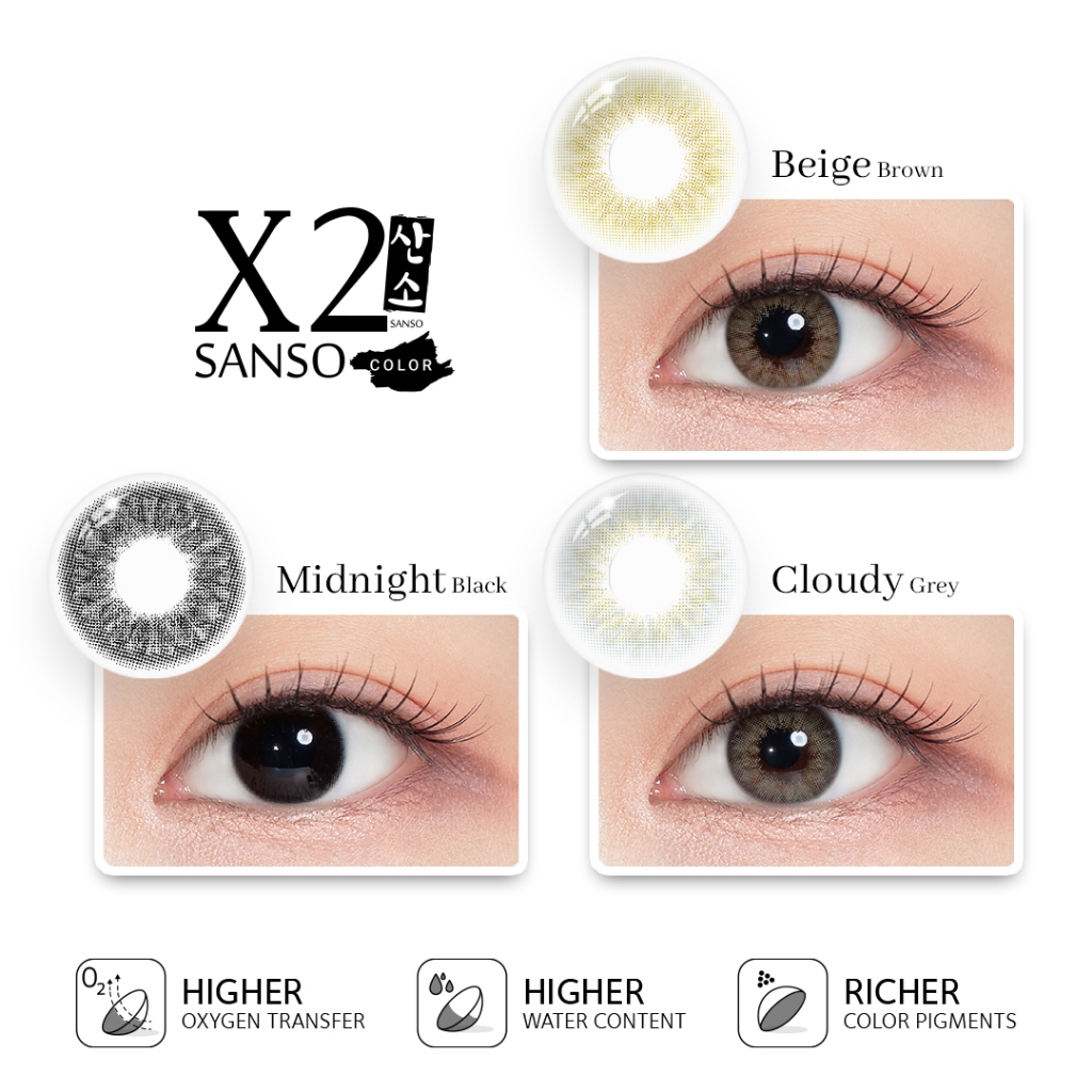 Jual New X2 Sanso -Beige Brown | Midnight Black | Cloudy Grey | X2 ...