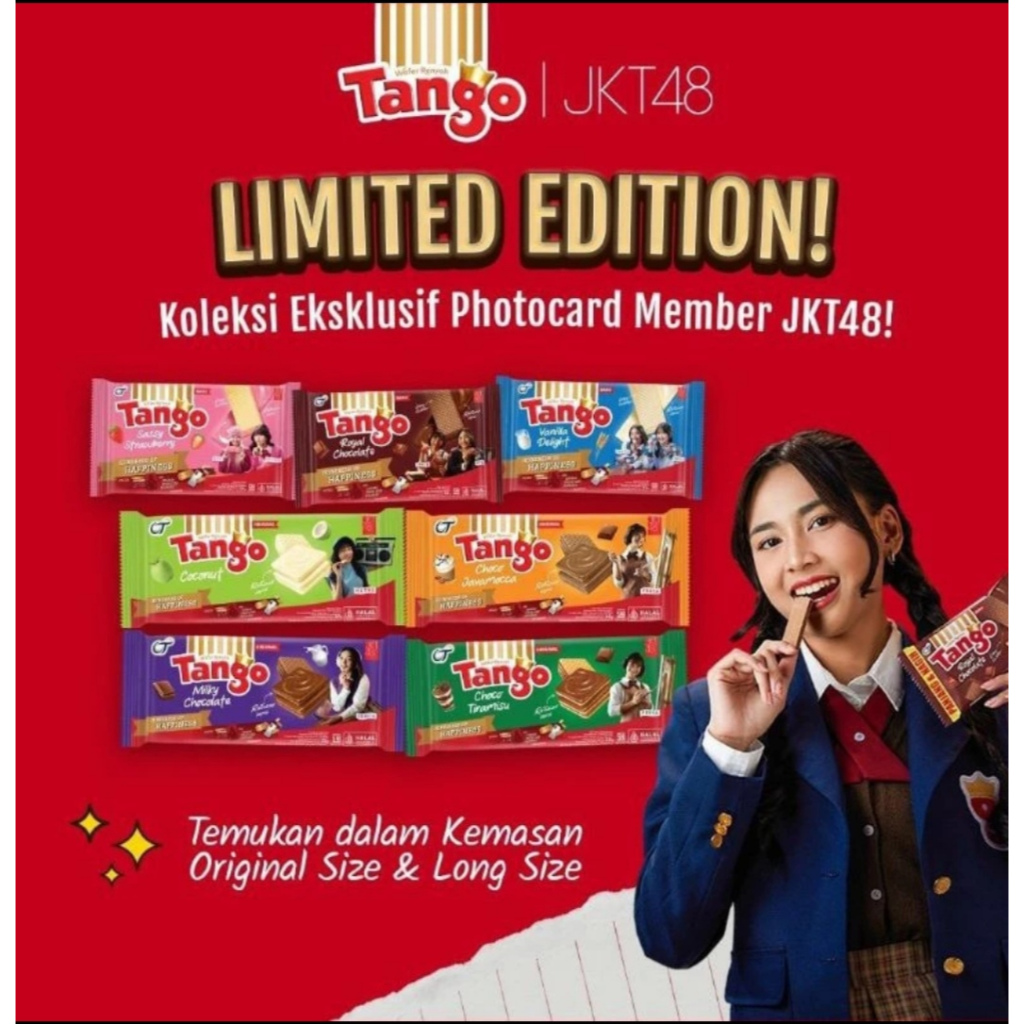 Jual Tango Wafer Royal 35gr Exclusive JKT48 per pack isi 10 + 1(11pcs ...