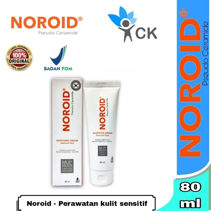 Jual NOROID CREAM 40 / 80 ML memperbaiki dan melindungi kulit bayi dan ...