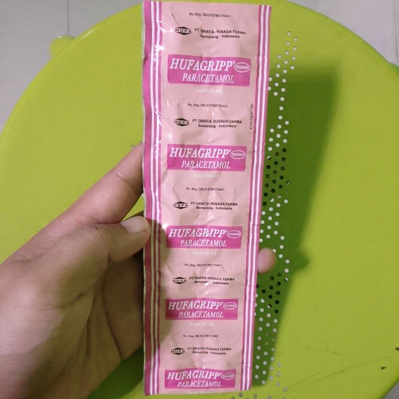 Jual HUFAGRIPP Demam (Obat Sakit Kepala, Sakit Gigi, Turun Panas ...