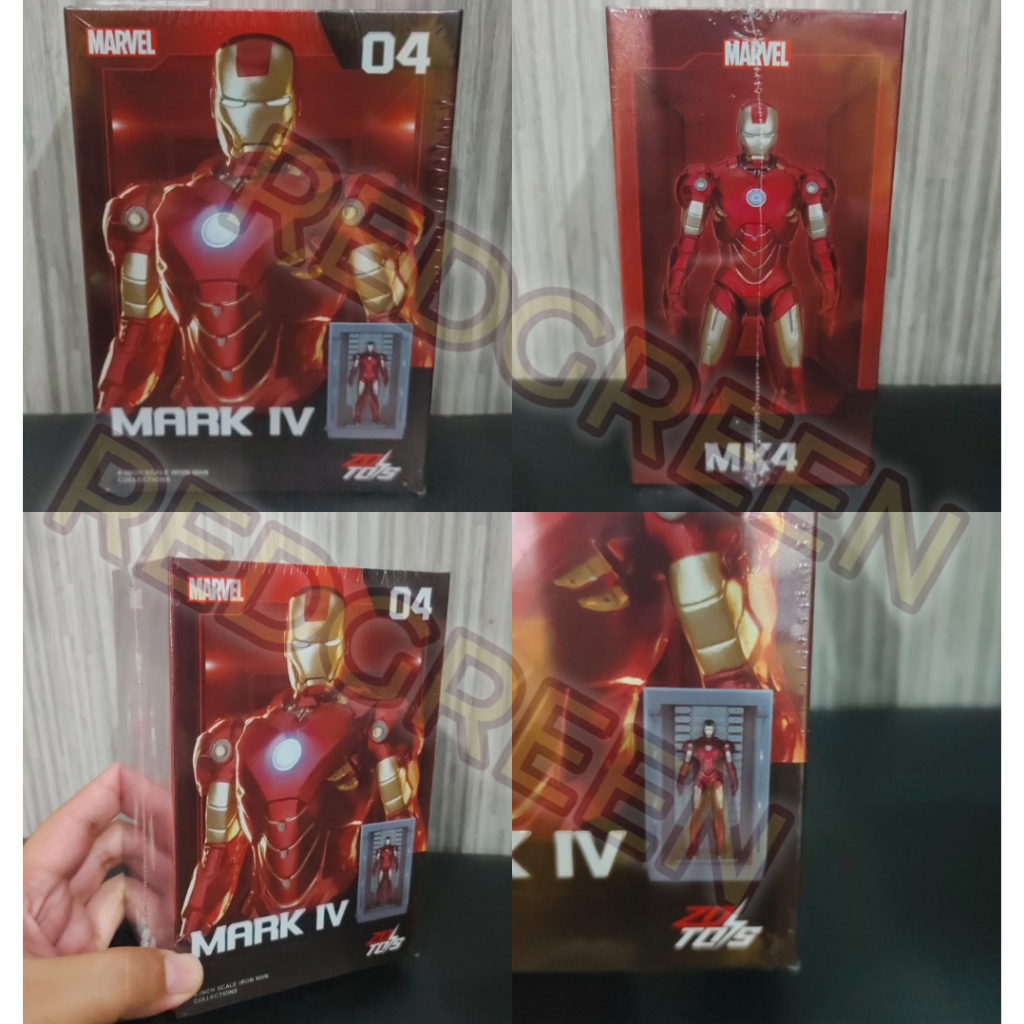 Jual mainan anak action figure Infinity Saga Zd Toys Ironman Mark 4 ...