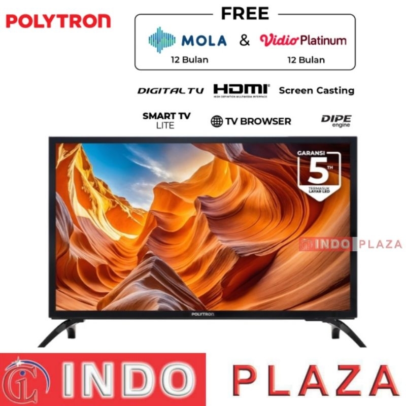 Jual TV POLYTRON 32 Inch PLD-32CV1869 SMART TV LITE DIGITAL | Shopee Indonesia