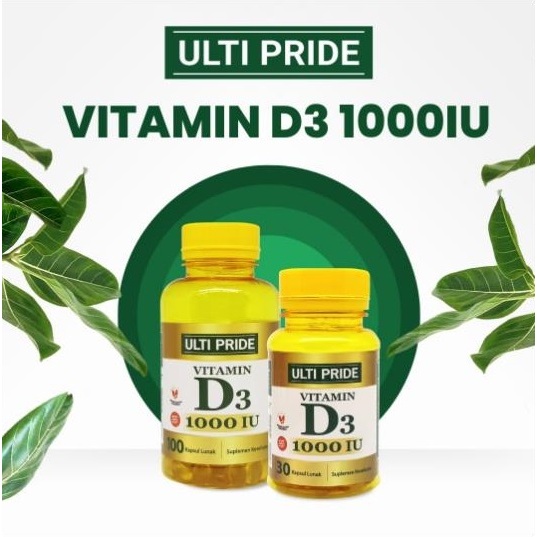 Jual ULTI PRIDE VITAMIN D3 1000 IU | Shopee Indonesia