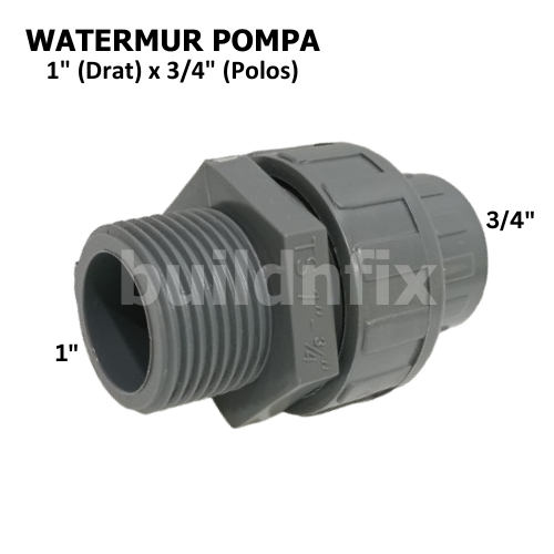 Jual WATERMUR / WATERMOOR POMPA SOK AIR 1" X 3/4" | Shopee Indonesia