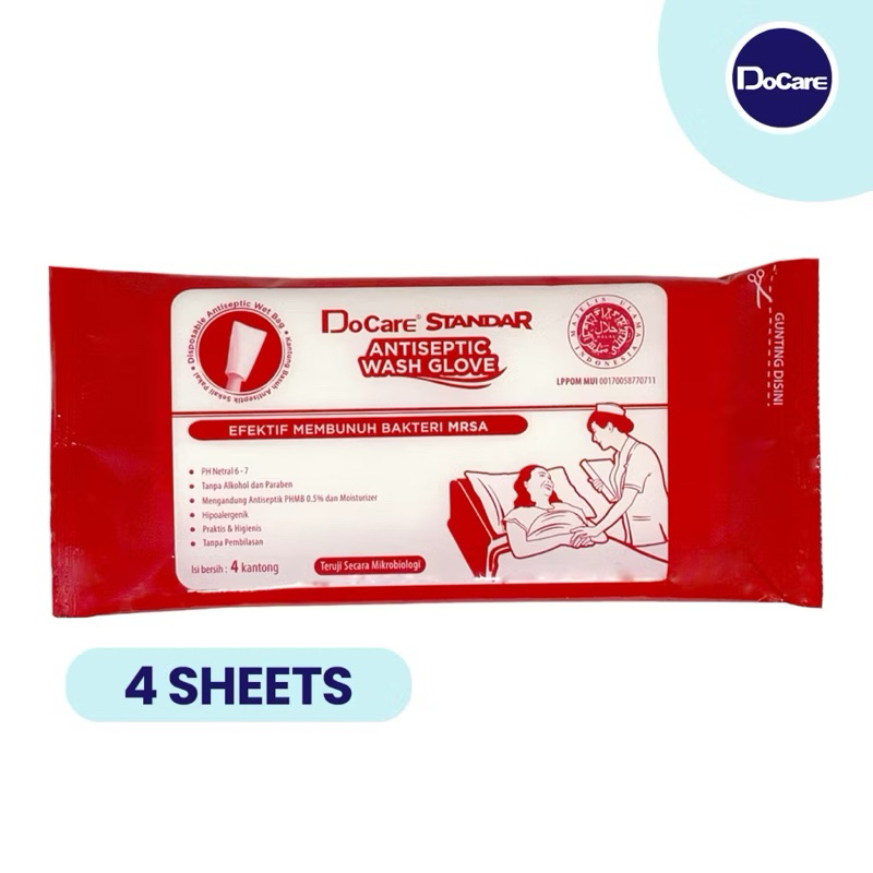 Jual DoCare Standard Antiseptic Wash Glove Efektif Membumuh Bakteri MRSA | Shopee Indonesia