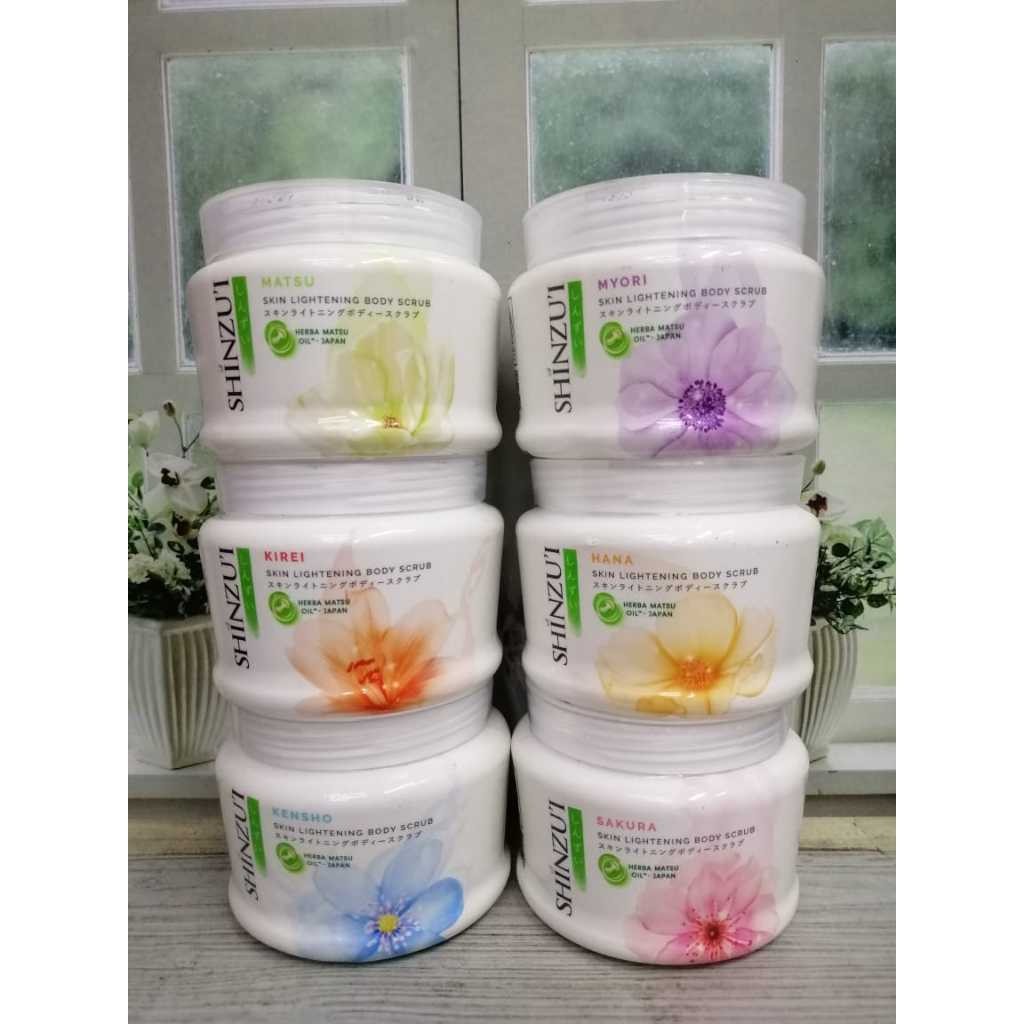 Jual SHINZUI Skin Lightening Body Scrub 200gr PER 6PCSS Shinzui Skin ...
