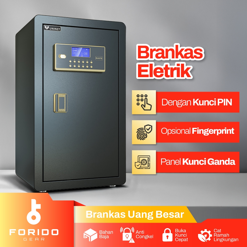 Jual Brankas Uang Brankas Besar Elektrik Ukuran 70cm Includer Pin dan ...